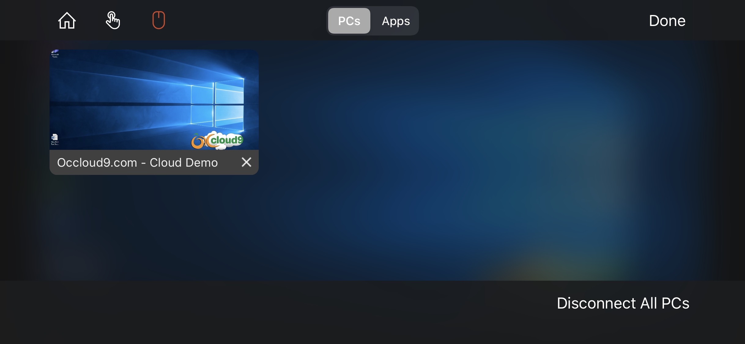 iOS Client Setup - OC Cloud9